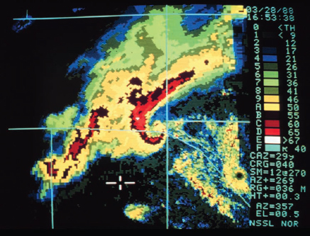 tornado radar hook echo